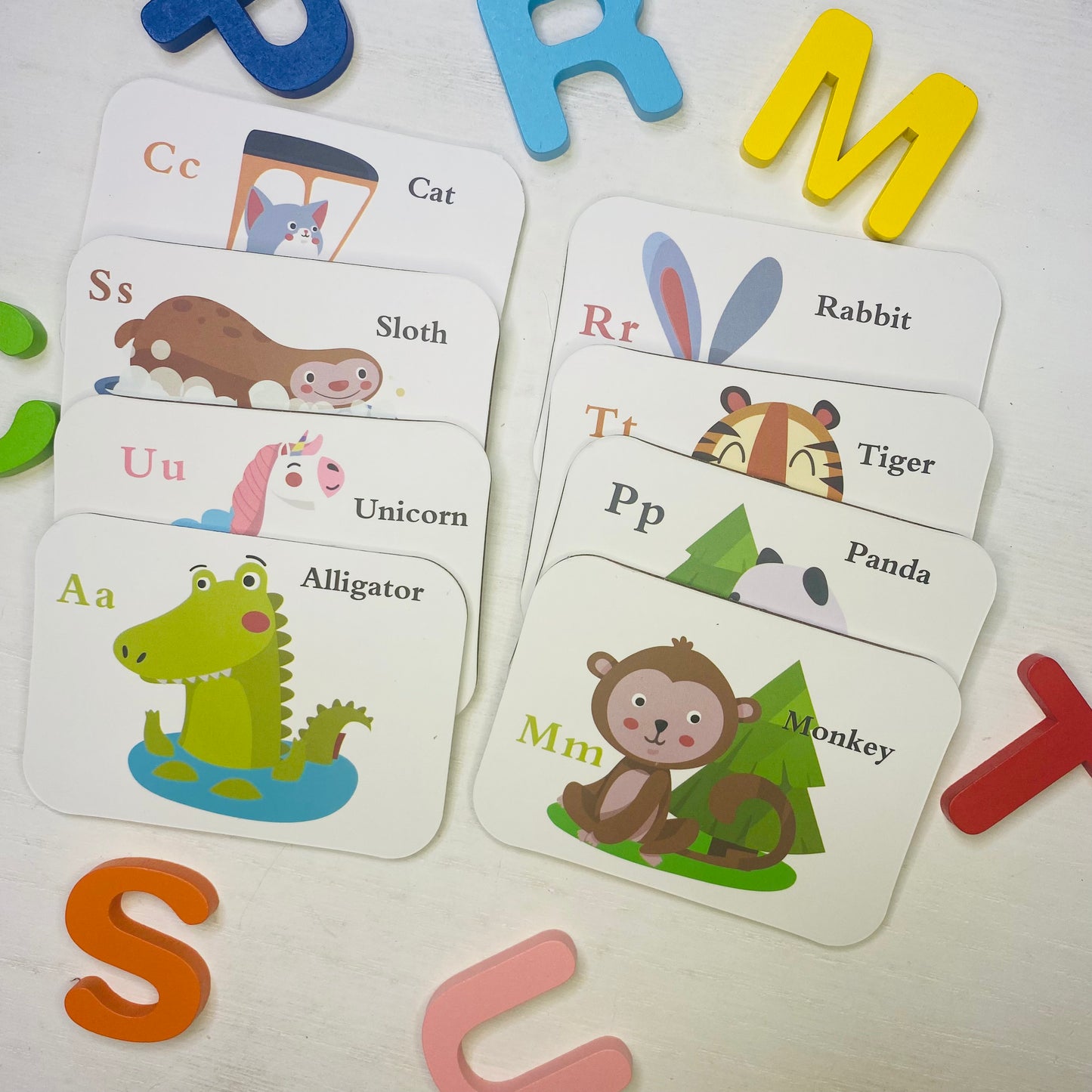 Alphabet / Animal Match Learning Game | Hands-On Learning | Wooden Let ...